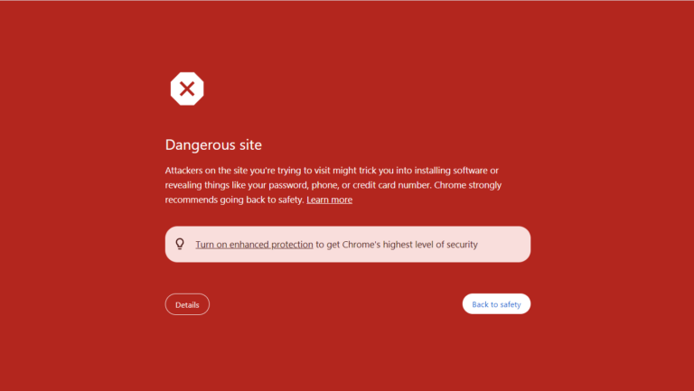 Understanding and Removing Chrome's 'Dangerous Site' Alerts - Blog Gen ...